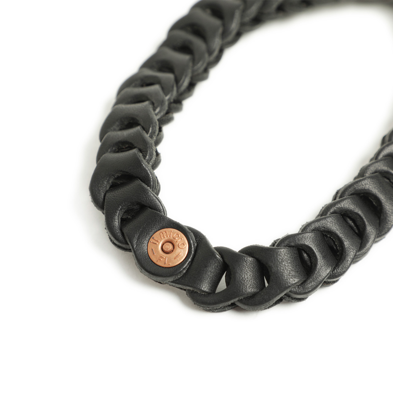 il micio イルミーチョ ストラップ メッシュ レザー BOHO B-84 NERO/ブラック｜il micio｜菅原靴店